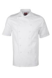 Jonsson Workwear Men's Luxury Chef Jacket White Small | Uniform | Banks ...
